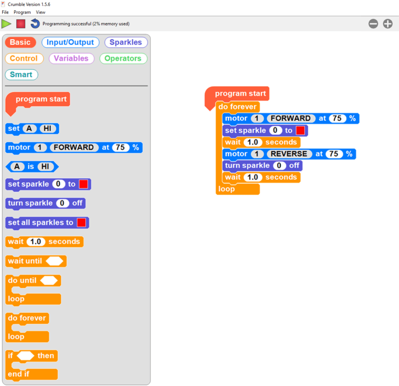 Software Crumble - Complubot Robótica Educativa